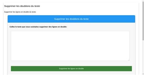 Supprimer Les Doublons Du Texte