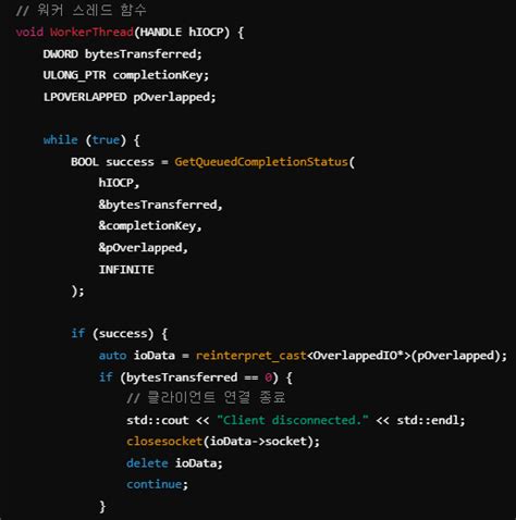 TIL IOCP I O Completion Port