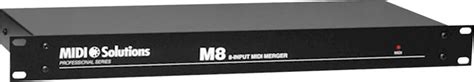 Amazon Com MIDI Solutions M Input MIDI Merger Musical Instruments
