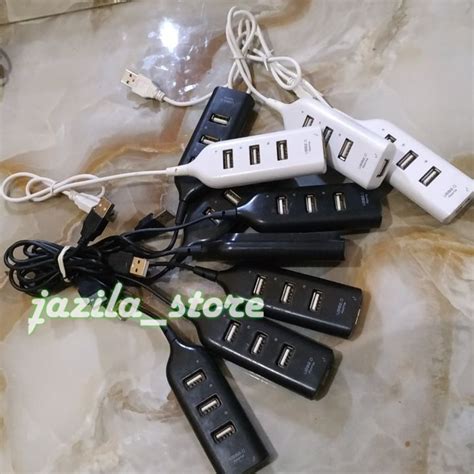 Usb Hub 4 Port In 1 Dalam 1 Rangkaian Kabel 40cm Sambungan Usb Lampu
