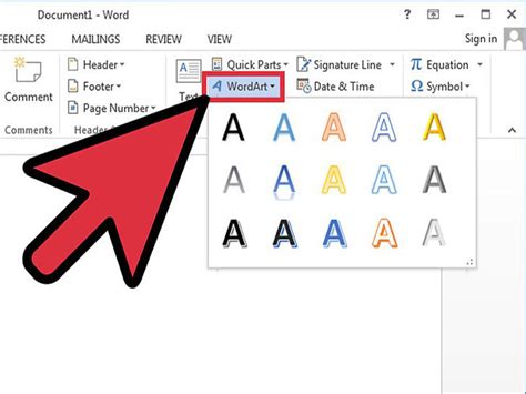 如何在微软word程序里为文字添加弯曲效果 科站长