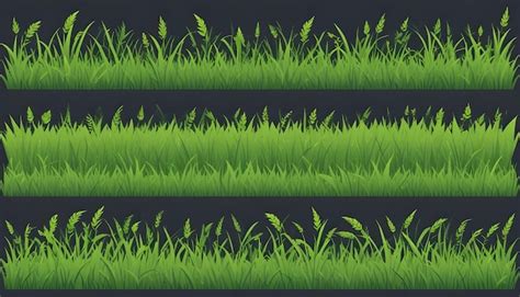 Premium Photo A Set Of Grass With The Words Green Grass On The Bottom