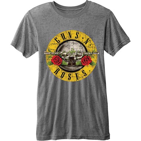 Guns N Roses T Shirt Burnout Bullet Logo Xxl T