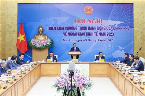 Chính phủ triển khai Chương trình hành động về ngoại giao kinh tế năm 2023