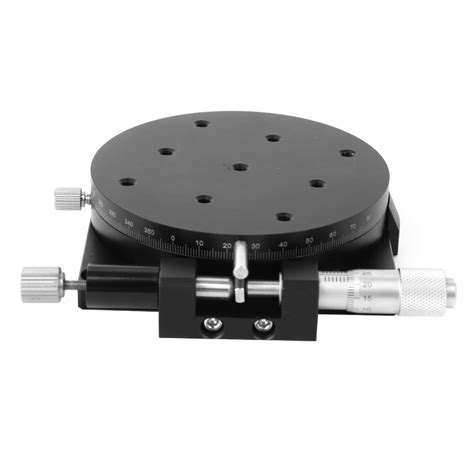 Rsp90 L R Axes Trimming Displacement Platform Manual Linear Stage Tuning Sliding Table φ90mm