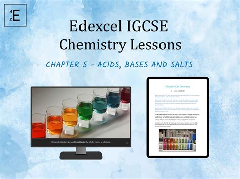 Edexcel Igcse Chemistry Lessons Chapter 5 Acids Bases And Salts