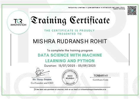 Rudransh Mishra On Linkedin Tcr