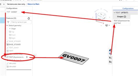 Configurable Text Onshape Configurable Text Onshape