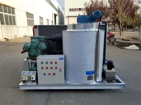 Ecoice Industrial Slurry Ice Systems Flake Ice Maker China Flake Ice