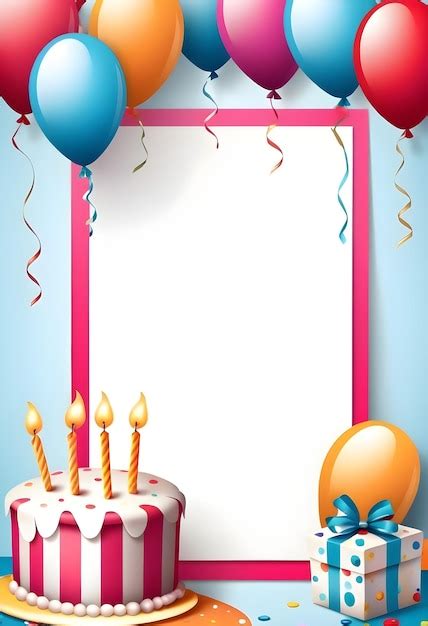 страница 4 Шаблон поздравления днем рождения Бесплатные векторные изображения и Psd для