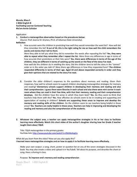 Module 1TO10 Compilation FLCT - Facilitating Learner Centered-Teaching - PangSU - Studocu