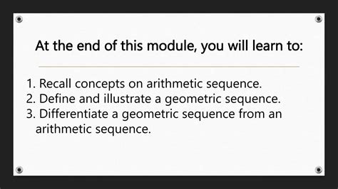 Geometric Sequence Pptx