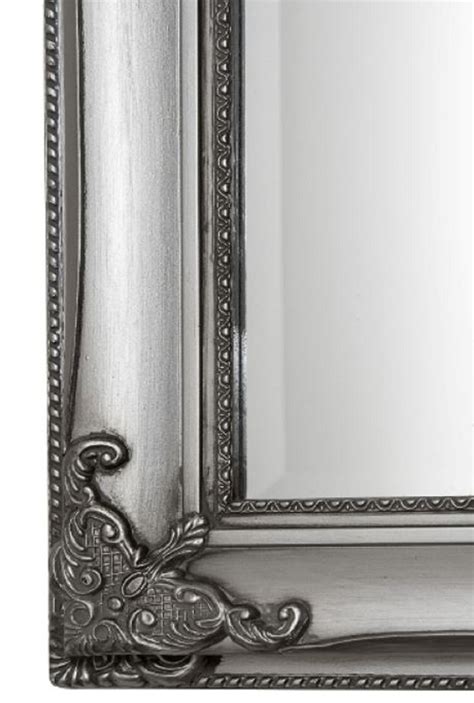 Casa Padrino Miroir Mural Baroque Argent x H cm Miroir Baroque Fabriqué à la Main avec
