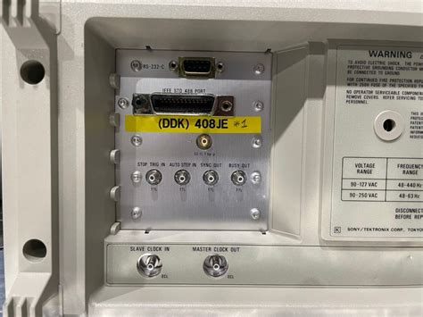 Sony Tektronix AWG2041 Arbitary Waveform Generator Novus Ferro Pte Ltd