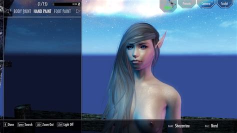 Racemenu Wont Let Me Change Body Color FIXED Skyrim Technical Support LoversLab