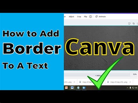 How To Put A Border Around Image In Canva