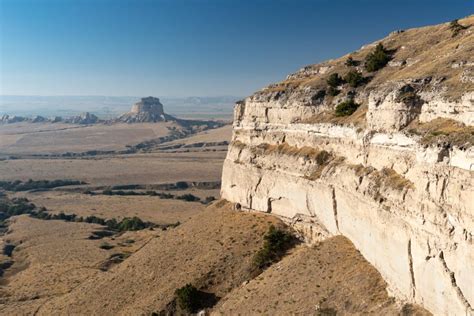 Cliffs Of Tertiary Rocks And Great Plains Nebraska Geology Pics