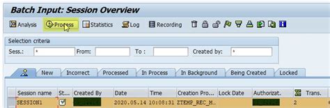 BDC Batch Data Communication SAP ABAP