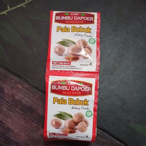 Jual Pala Bubuk Bumbu Dapoer 4g Shopee Indonesia