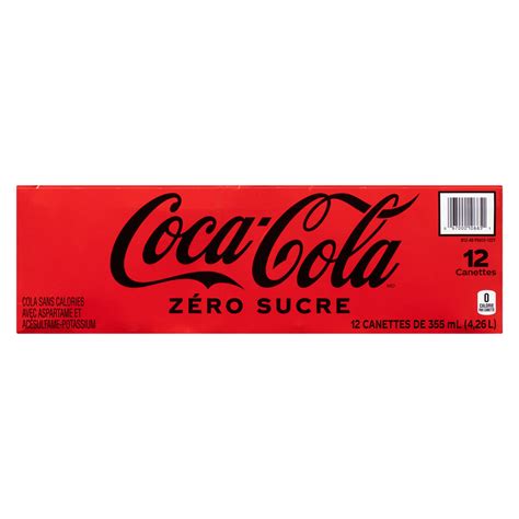 Coca Cola Zero Sugar Coke Zero 12 Pack 355 Ml Giant Tiger