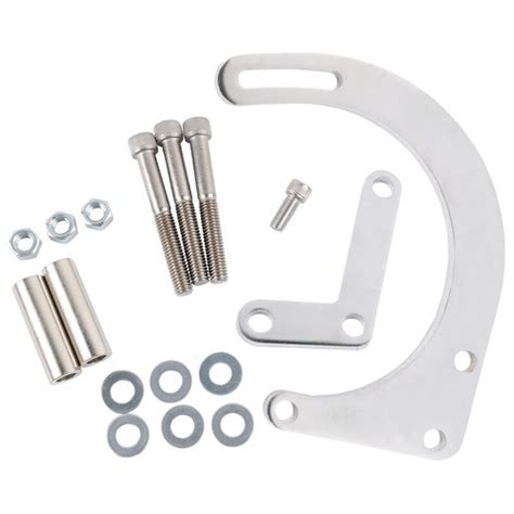 Low Mount Alternator Bracket For 55 68 Chevy Sbc Engine Short Water Pump 283 350 Ebay