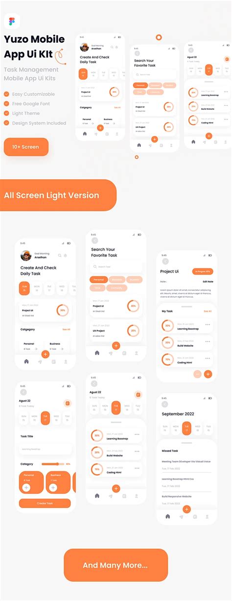 App模板 待办事项任务管理列表详情新建登录注册app Ui源文件fig模板 花瓣网