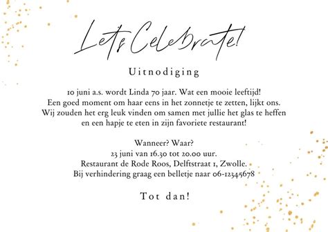 Uitnodiging Feestje 70 Jaar Ballonnen Foto Kaartje2go