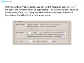 JQuery Web Accordion PPT