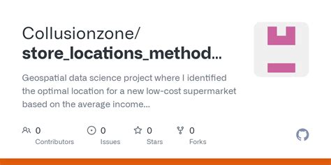 Github Collusionzonestorelocationsmethodology Geospatial Data