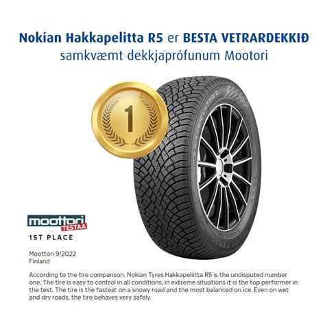 NOKIAN HAKKAPELIITTA R5 Dekk Vetrardekk Harðkornadekk MAX1