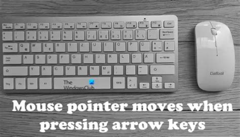 Mouse Pointer Moves When Pressing Arrow Keys Fixed