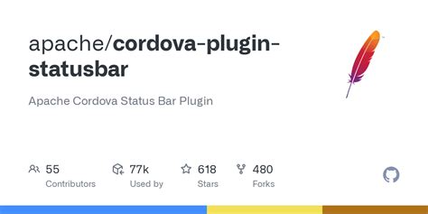 Github Apachecordova Plugin Statusbar Apache Cordova Status Bar Plugin