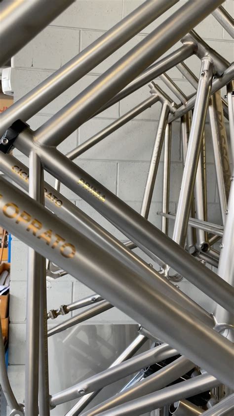 All The Passoni Bike Can Be Finished With A Sandblasting Technique