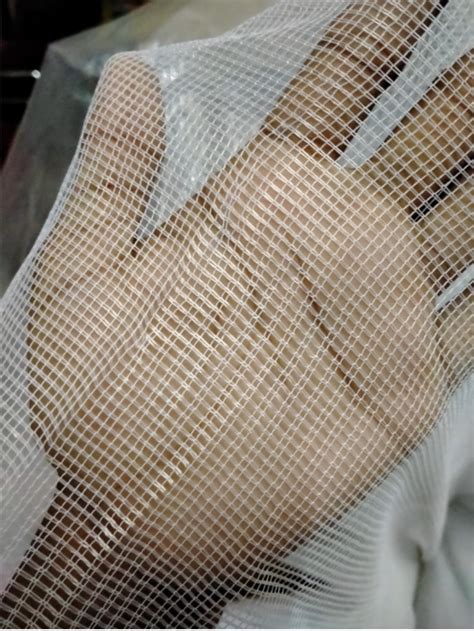 Kain Vitrase Putih Polos Motif Bahan Gordyn Korden Gorden Meteran