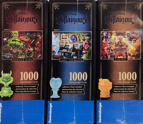 Ravensburger Disney Villainous Piece Puzzle Bundle D The Puzzle Collections