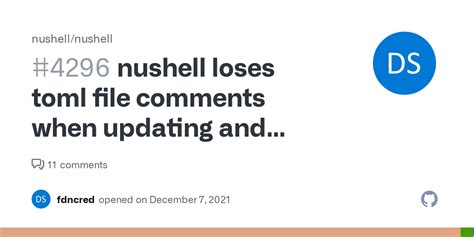better toml handling · issue 4296 · nushell nushell · github