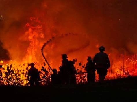 Syracuse Firefighters Battle Large Brush Fire In Skunk City Not Far