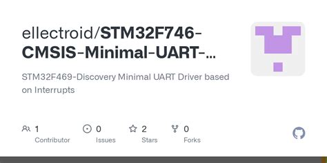 Github Ellectroid Stm F Cmsis Minimal Uart Driver Interrupts Ring