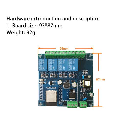 ESP32 WIFI Bluetooth 4 Channel Relay Module AC DC Ubuy India