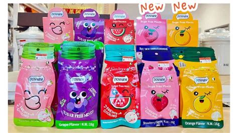Dosfarm Sugar Free Mint Candy Dosfarm无糖薄荷糖 16g Segar And Menyejukkan