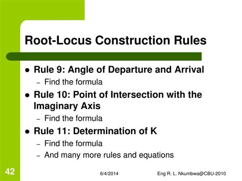 Ppt The Root Locus Analysis Powerpoint Presentation Free Download