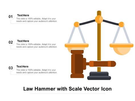 Law Hammer With Scale Vector Icon Ppt Powerpoint Presentation Gallery