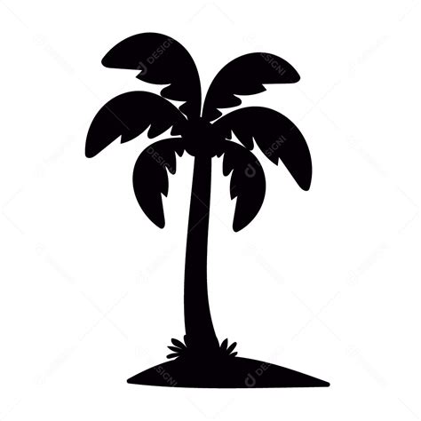Pé de Coqueiro Ilustração Vetor EPS download Designi