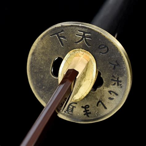 Red Blade Katana Handmade Japanese Samurai Sword Full Tang With