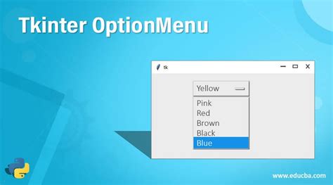 Tkinter Optionmenu How Tkinter Optionmenu Works