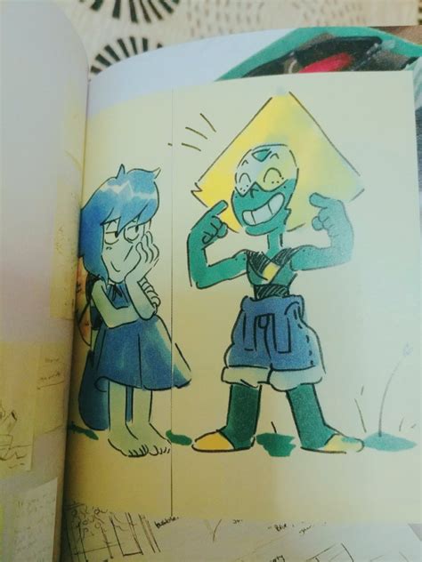 Lapis And Freckled Peridot From The Art Book Rstevenuniverse