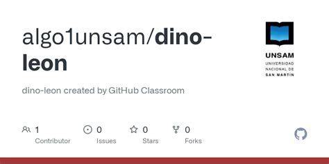 GitHub Algo1unsam Dino Leon Dino Leon Created By GitHub Classroom