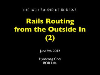 Routing Season Ppt