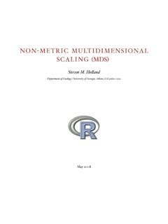 NON METRIC MULTIDIMENSIONAL SCALING MDS Non Metric Multidimensional Scaling Mds Pdf PDF PRO