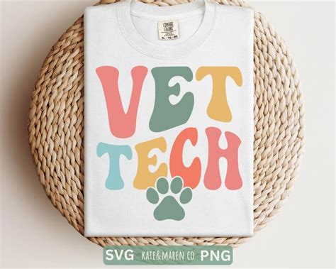 Vet Tech Svg Veterinary Technician Svg Veterinary Tech Svg Cricut